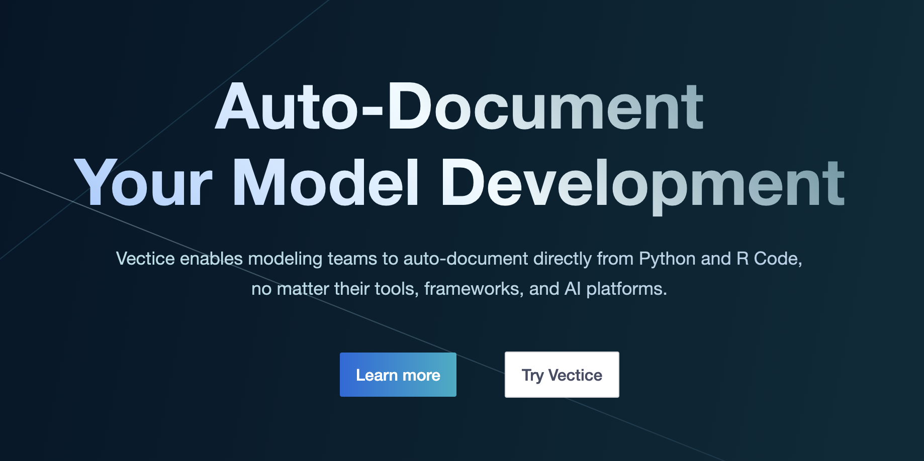 Vectice: Auto-Document Your Model Development